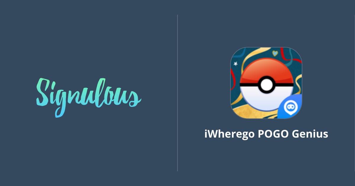 Signulous – Sign and install POGO Genius for MocPOGO using Signulous